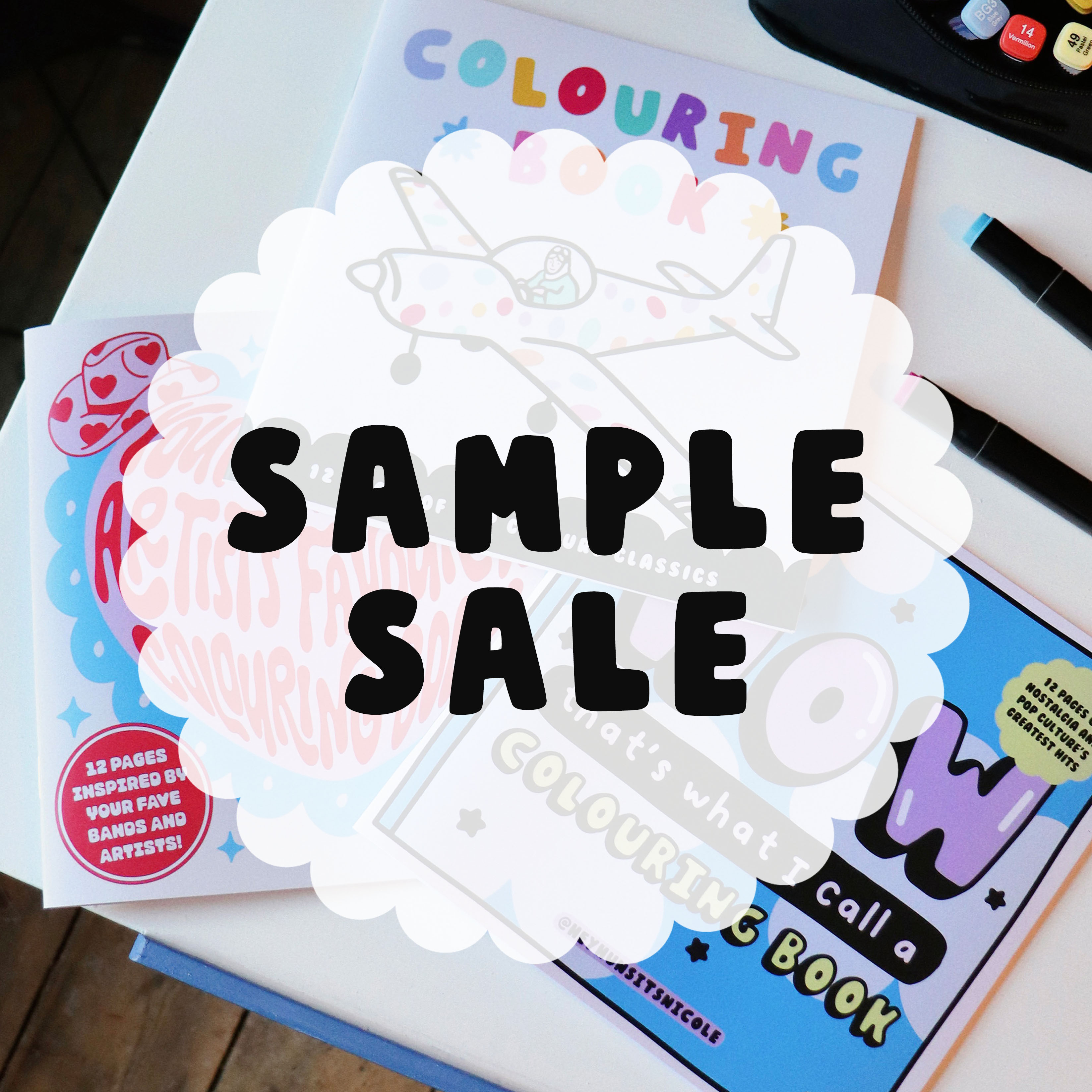 Sample Sale Colouring Books – heyhunsitsnicole